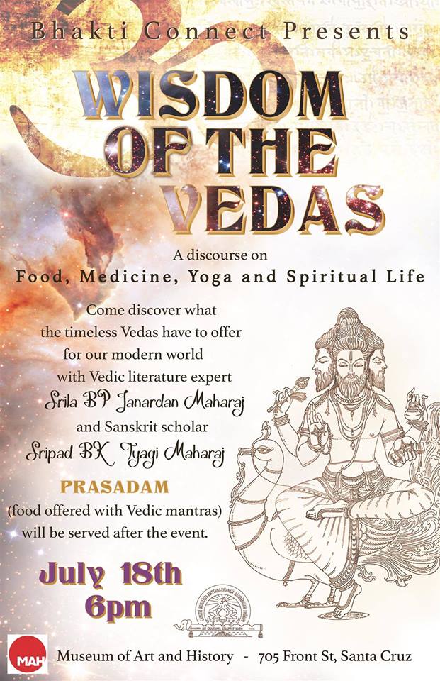 Wisdom of the Vedas at Santa Cruz MAH :: Seva Ashram News of the ...
